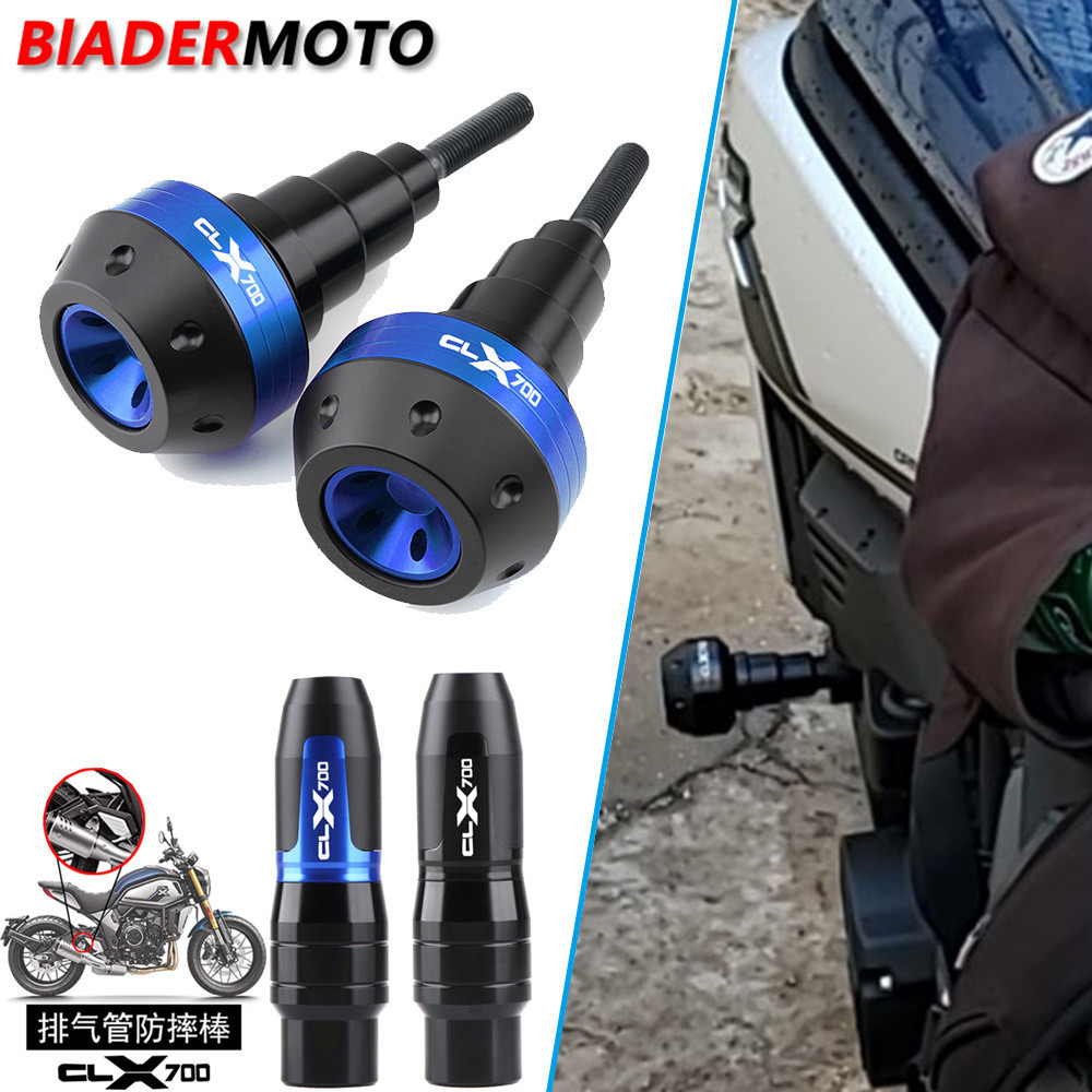 ┲For CFMOTO CLX700 700 CLX 2021 2022 Motorcycle Frame Sliders Crash Pad ...