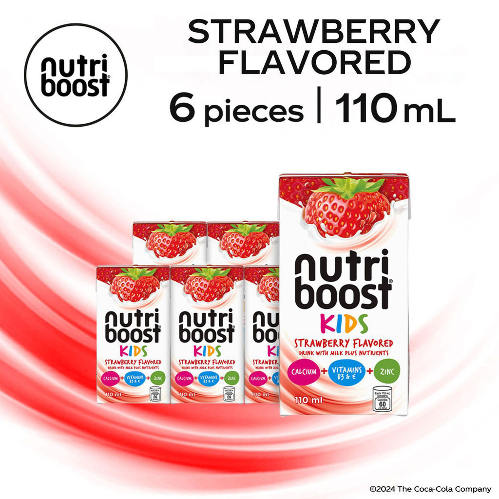 Nutriboost Strawberry 110mL - Pack of 6 | Shopee Philippines