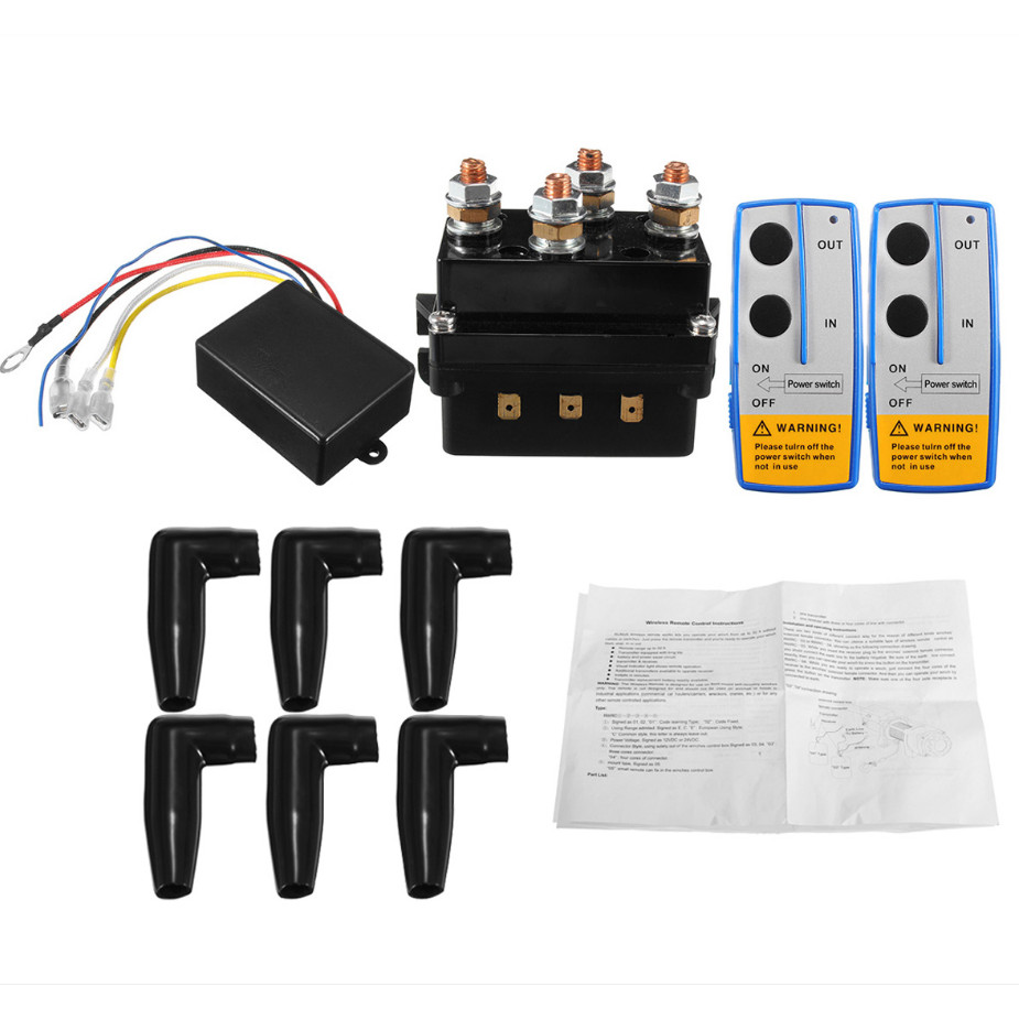 Winch Relay Switch Universal 12V 500A Wireless Remote Contactor Car ...