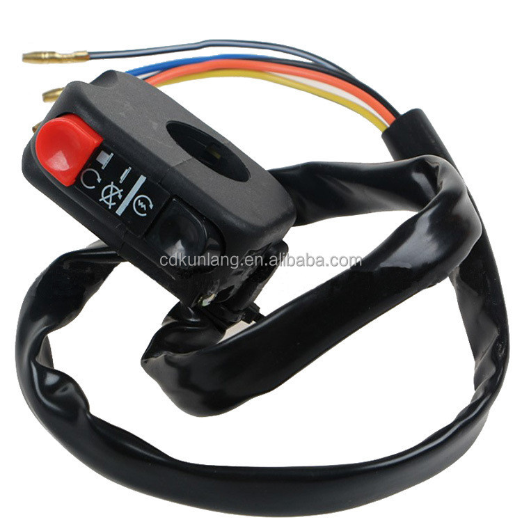 Universal 22mm Motorcycle Switches Motorbike Horn Button Turn Signal Electric Fog Lamp Light ...