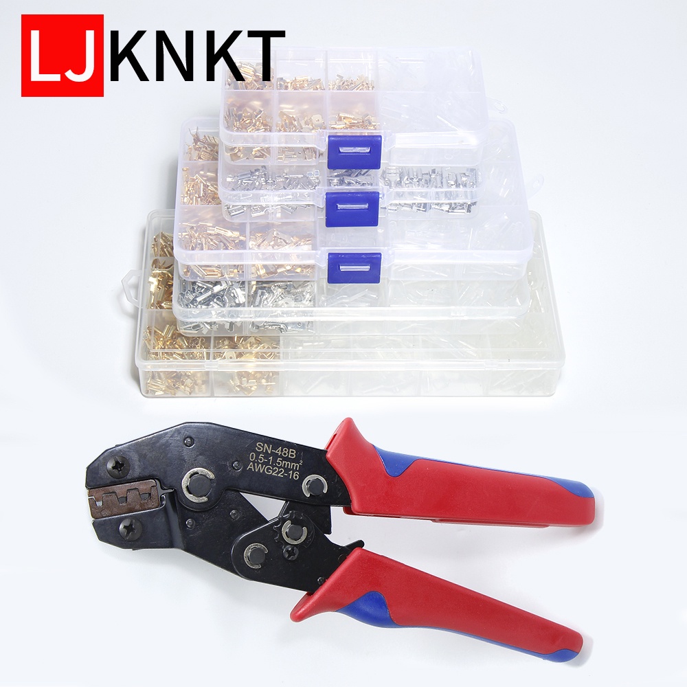 HS-48B 270pcs cold-pressed assorted crimp terminal para fio combination ...