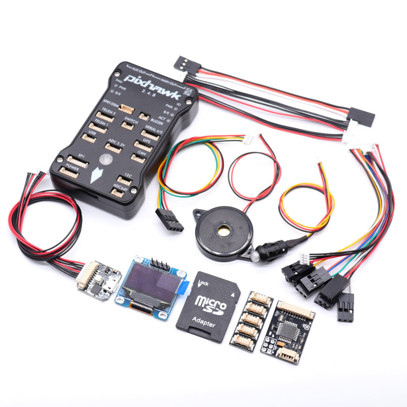 유Pixhawk 2.4.8 PX4 PIX 32 Bit Flight Controller +RGB USB +OSD OLED with ...