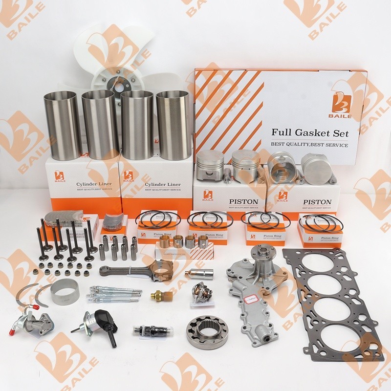 Engine Rebuild Kit Piston Ring Liner For Kubota V1902 Forklift Diesel Engine Parts Complete Kit ...