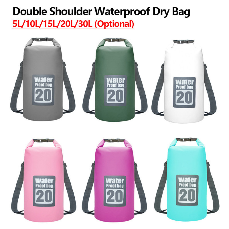 Outdoor Swimming Bag 5L/10L/15L/20L/30L Waterproof Dry Bag Backpack ...