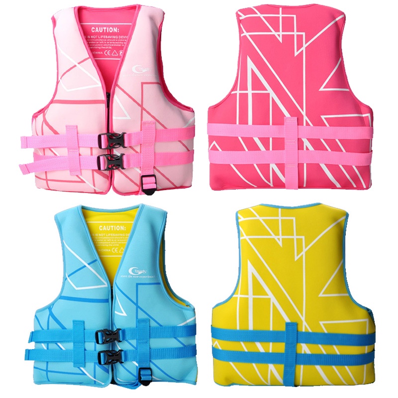 Kids Life Vest and Jacket, Neoprene EPE Foam Buoyancy Float Swimsuit ...