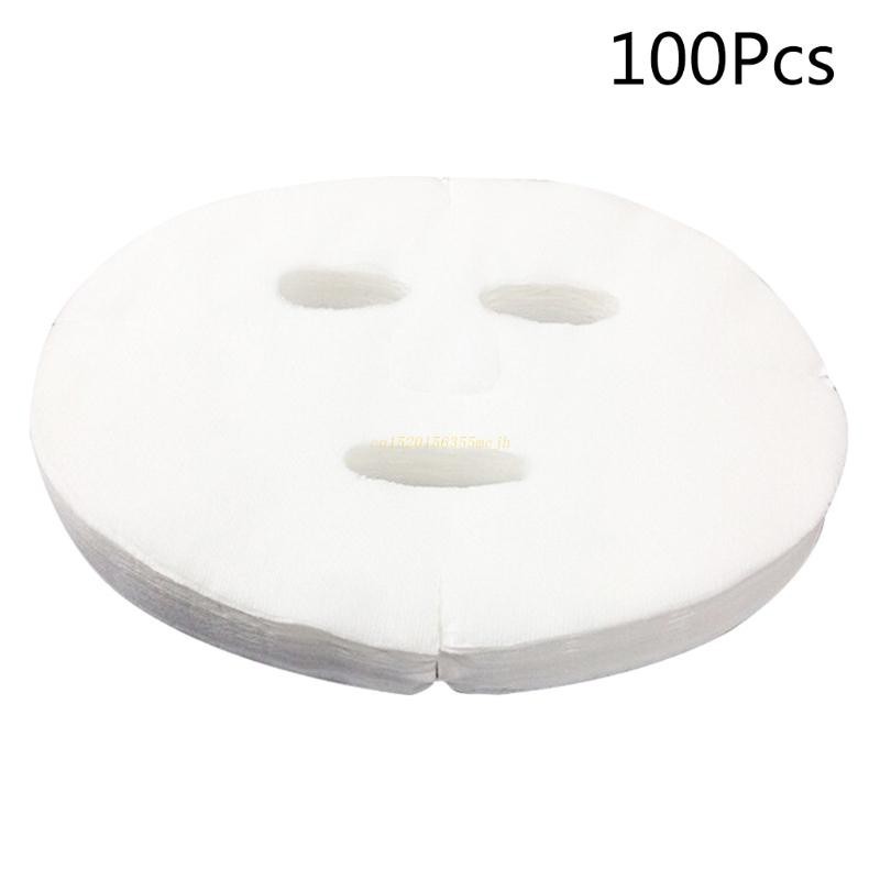 100pcs Disposable Face Masks Non-woven Paper Face Masks DIY Cosmetic ...