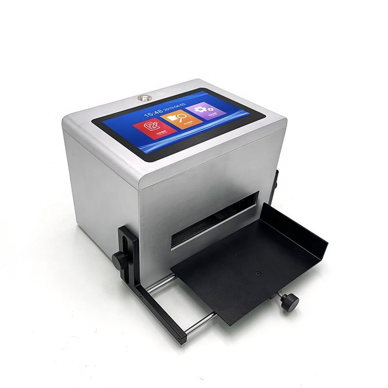 Desktop Static Inkjet Printer for Expiry Data LOGO QR code Bar code Series Number Printing m ...