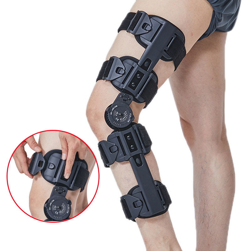 Hinged Knee Brace Immobilizer Orthosis Stabilizer for ACL MCL PCL ...