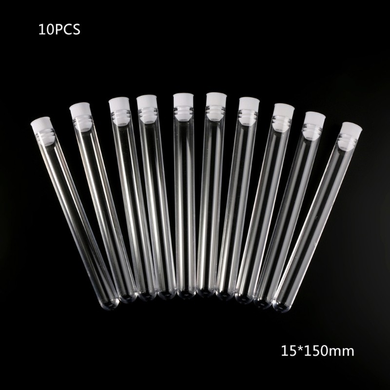 10pcs Lab Test Container Centrifuge Tubes Set for Student School Lab ...