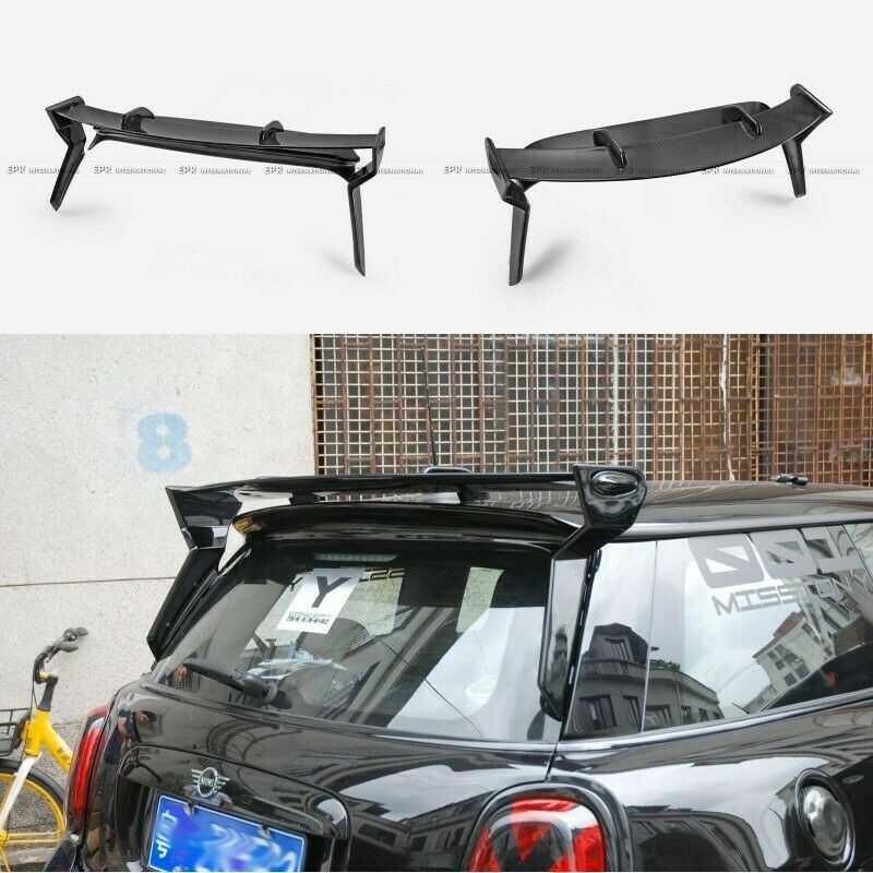 ☫For Mini Coooper F56 Carbon Fiber GM Style Rear Roof Spoiler Wing ...