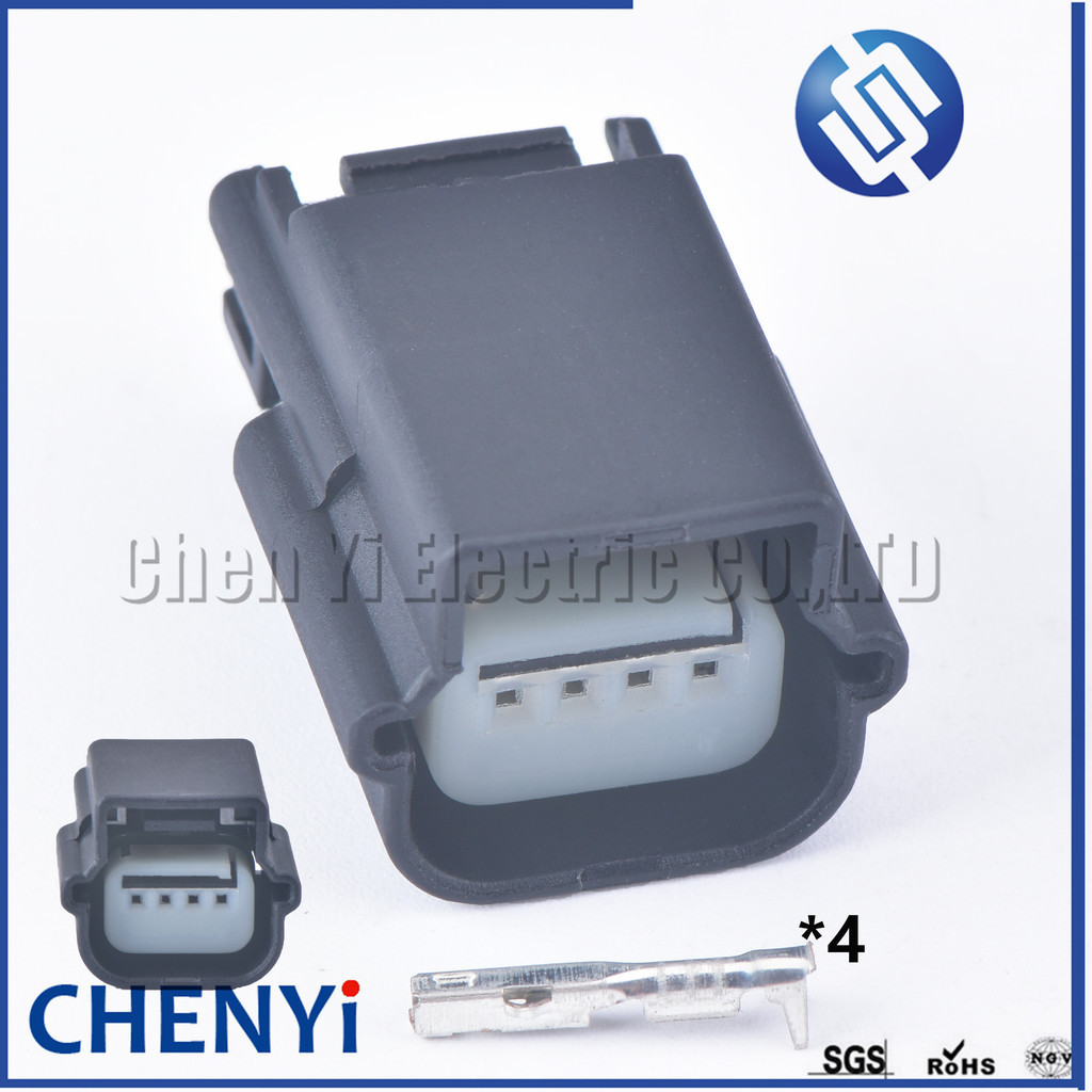 4 Pin Car Rear tail light plug Keyless Entry ATS Fog Light Strobe Plug ...