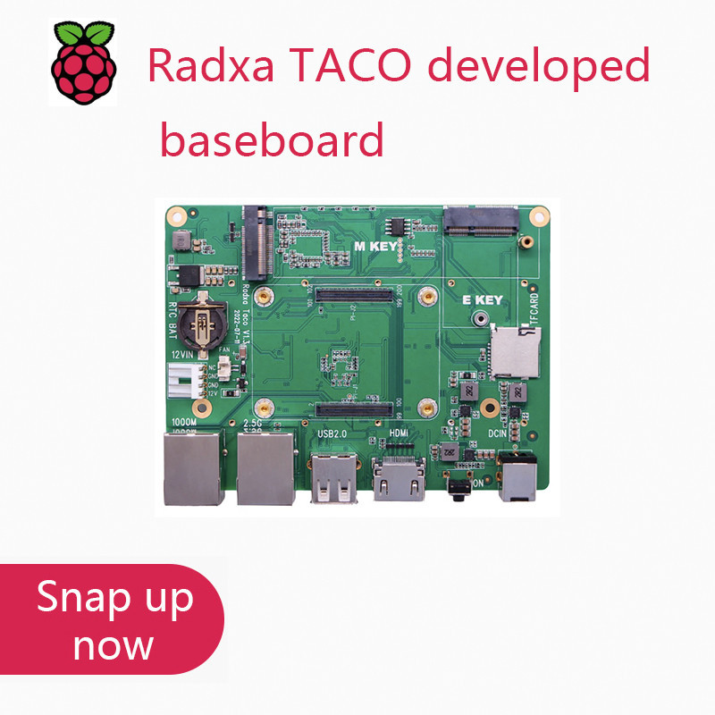 Radxa TACO developed baseboard support for the Raspberry PI CM4 to ...
