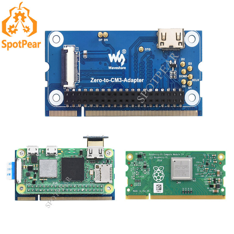 Raspberry Pi Zero 2 W to CM3 Adapter CM3+ Adapter board converted from RPI zero 2w | Shopee ...