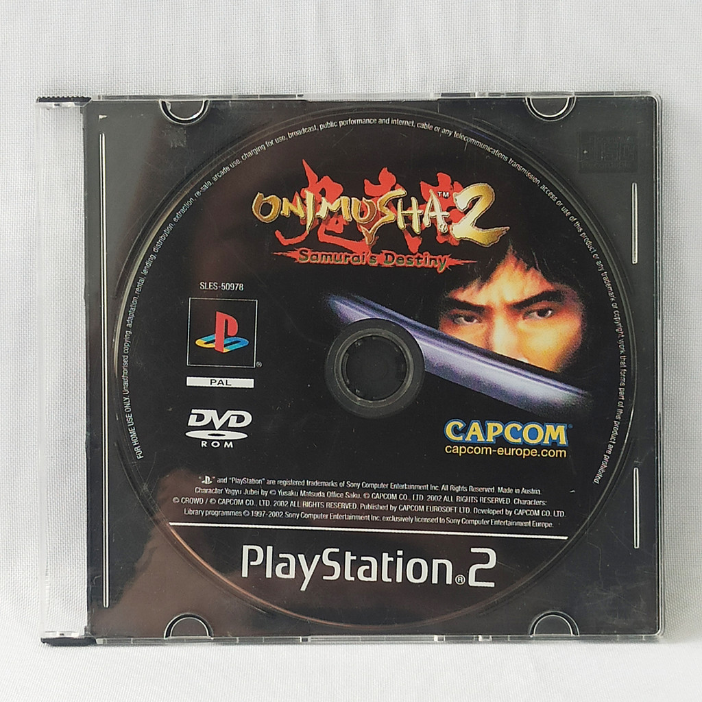 (DISC ONLY) Onimusha 2 Samurai's Destiny PS2 PlayStation 2 Video Game ...