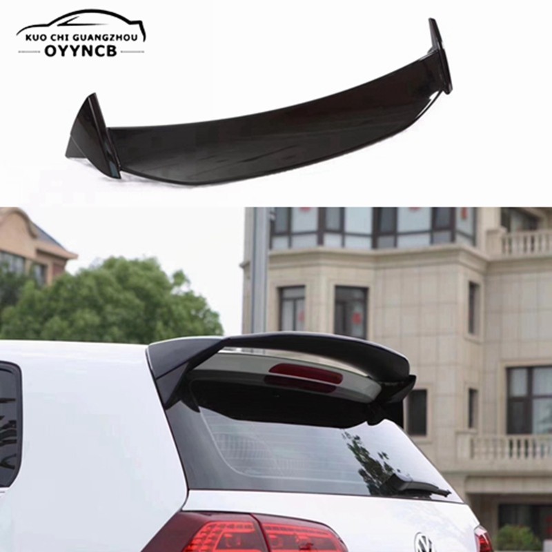 ~For Golf 7 MK7 MK7.5 Standard Edition Car Top Wing SPOILER ABS ...