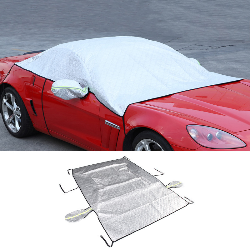 ☛For Chevrolet Corvette C6 Thicken Car Snow Cover Car Windshield Hood ...