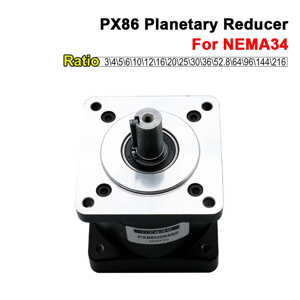 NEMA34 Planetary Gear Reducer Speed For 86 Stepper Motor Gearbox PX86 Ratio 3/4/5/6/10/12/16/2 ...