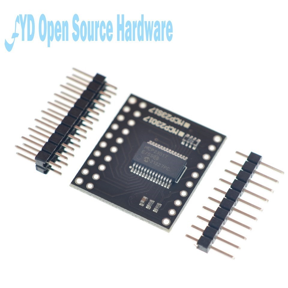 1pcs MCP23017 Serial Interface Module IIC I2C SPI MCP23S17 Bidirectional 16-Bit I/O Expander ...