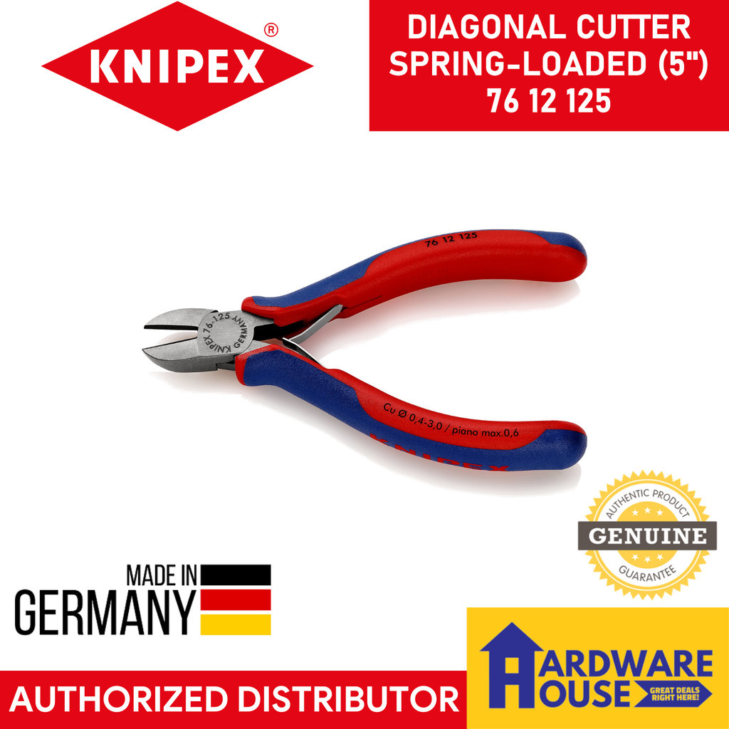 ORIGINAL KNIPEX Precision Diagonal Pliers 5" Nipper Electrical Cutter Wire Cutting Hand Tools ...