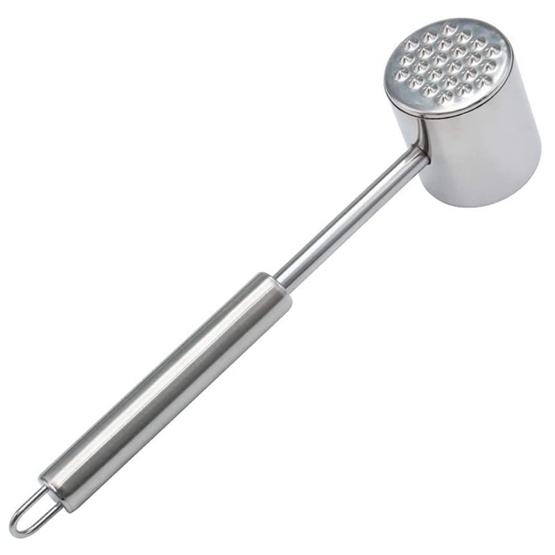 Meat Tenderizer 304 Stainless Steel Meat Mallet For Tenderizing Steak