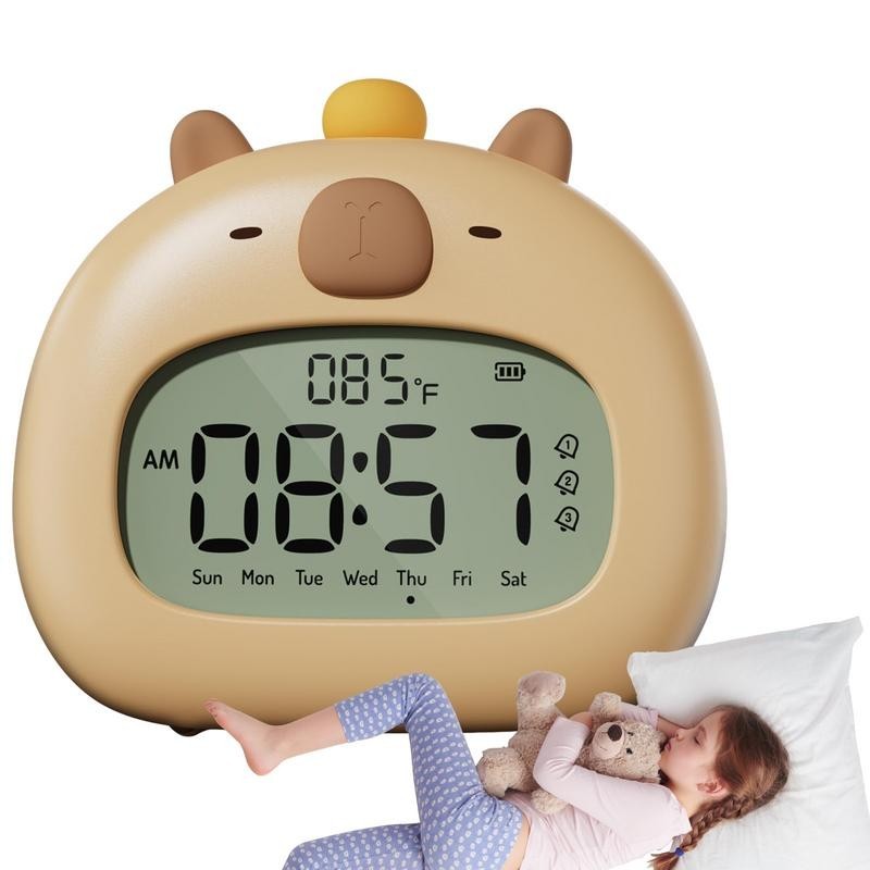 ☮Cute Alarm Clock Aesthetic Capybara Alarm Clock Capybara Night Light ...