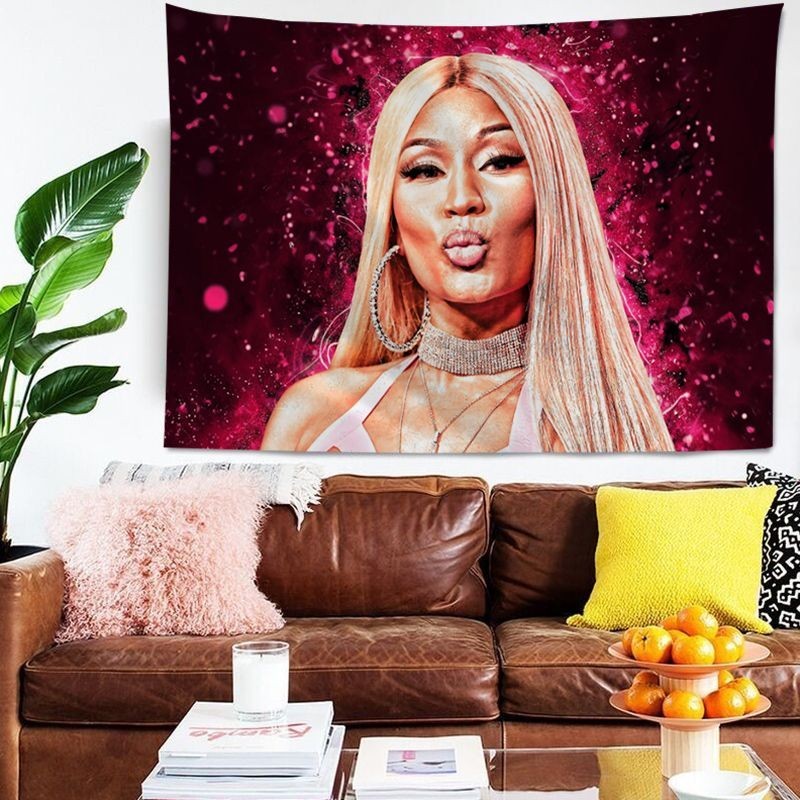 ☃Nicki Minaj Rap Sexy USA Flag Music Singer Star DIY Wall Tapestry for ...