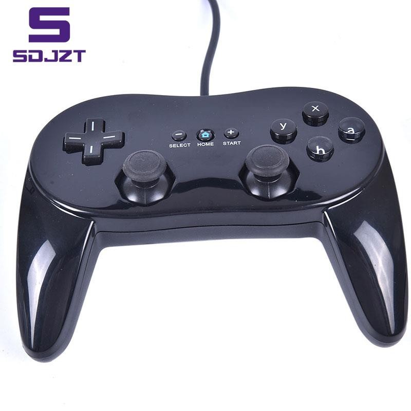 ♟1pcs new Wired Classic Pro Controller Gamepad Game Joystick For Wii ...