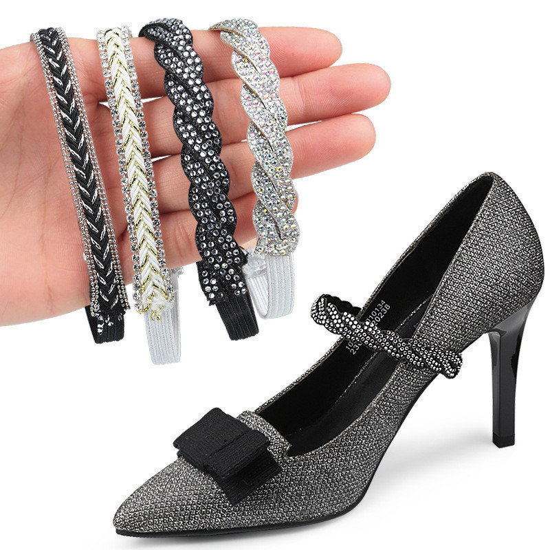 Women Shoelaces for High Heels Adjustable Ankle Shoe Belt Holding ...