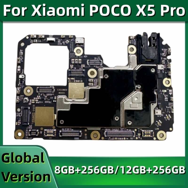 ️Motherboard for Xiaomi POCO X5 Pro 22101320G, Global Version Mainboard ...