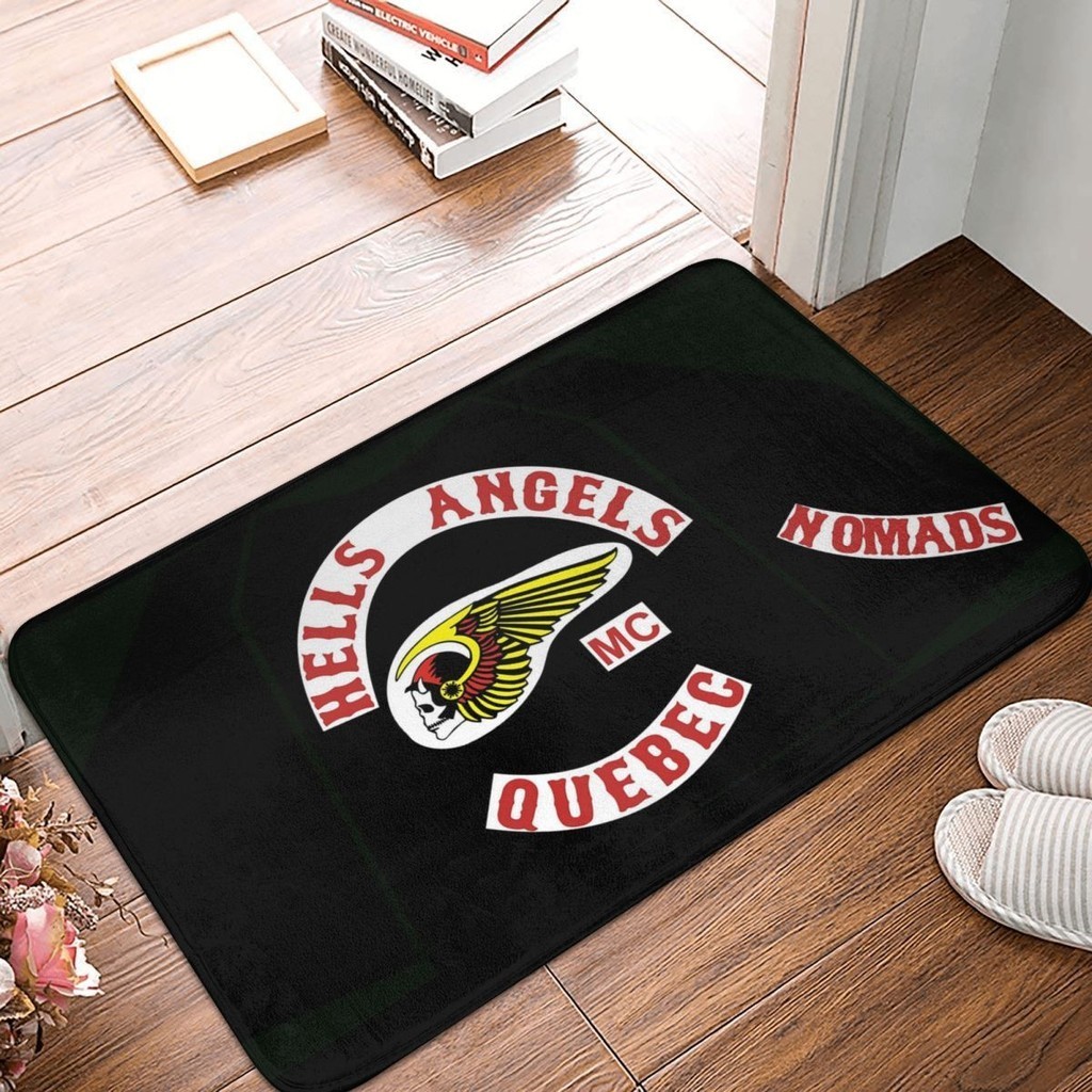 Hells Angels Logo Doormat Rug Carpet Mat Footpad Polyester Anti-slip ...