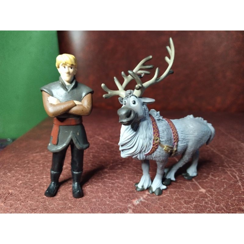 Disney Frozen ( Kristoff & Sven ) Action Figure Set 3" - 3.5" | Shopee ...