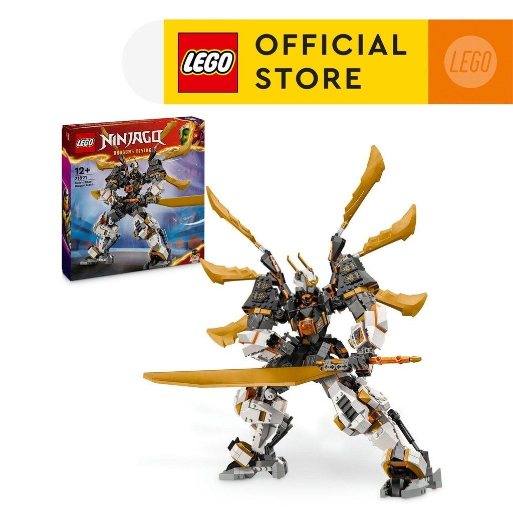 LEGO NINJAGO 71821 Cole's Titan Dragon Mech (1055 Pieces) | Shopee ...