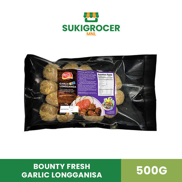 Bounty Fresh Garlic Longganisa 500G | Shopee Philippines