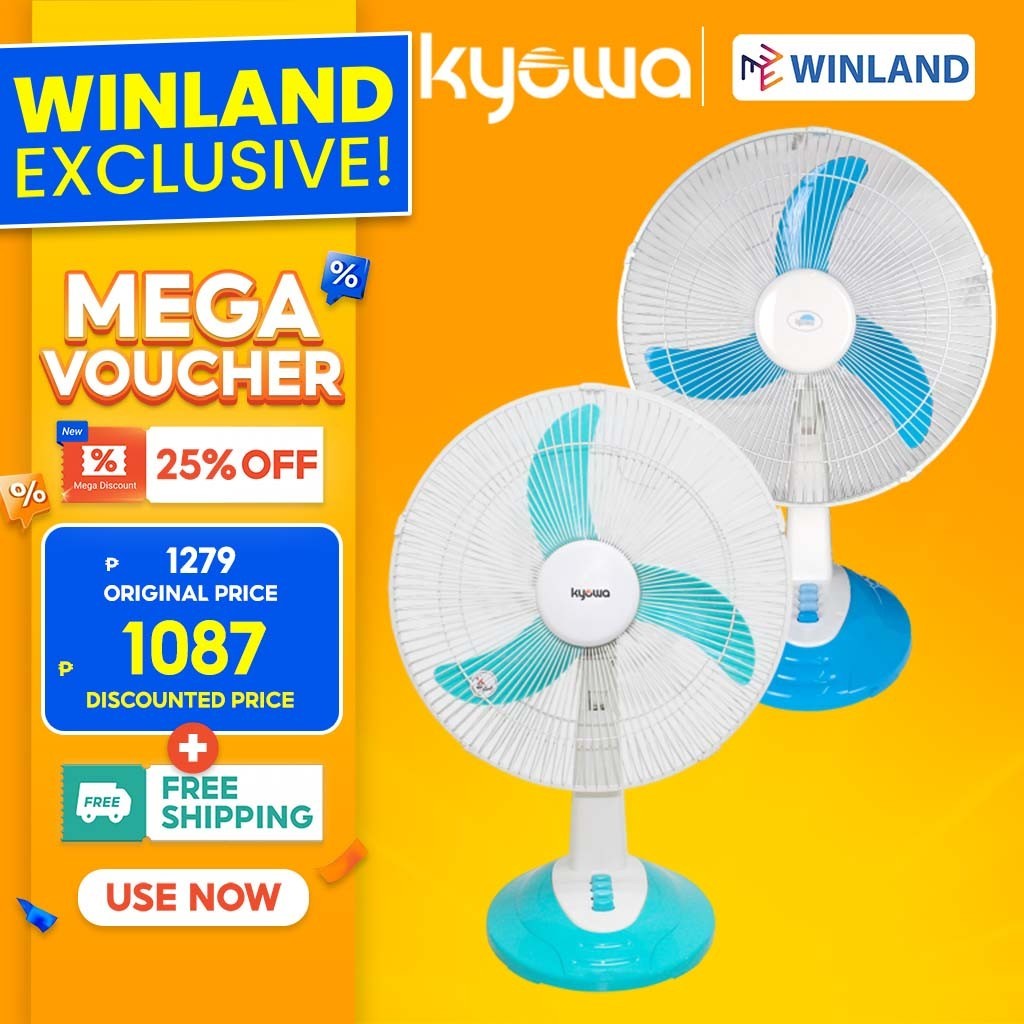 Kyowa by Winland 16inches Electric Fan | Desk Fan KW-6705 | Shopee ...