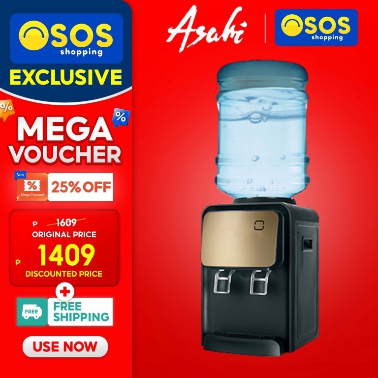 ASAHI Original Table Top Water Dispenser Hot and Normal Function WD-106 ...