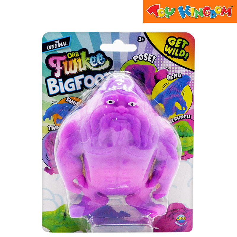 ORB Funkee Beastz Bigfoot Pink Purple The Original Squishy Toys | Shopee Philippines