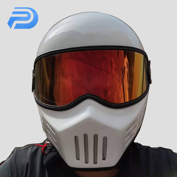 Adjustable strap helmet visors lens visor goggle for open retro MX open ...