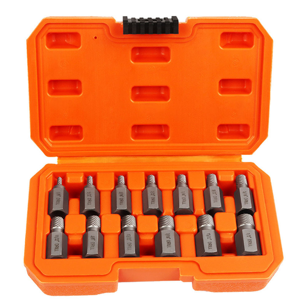 ☮Durable Easy Identification Screw Extractor Set Broken Bolt Damaged ...