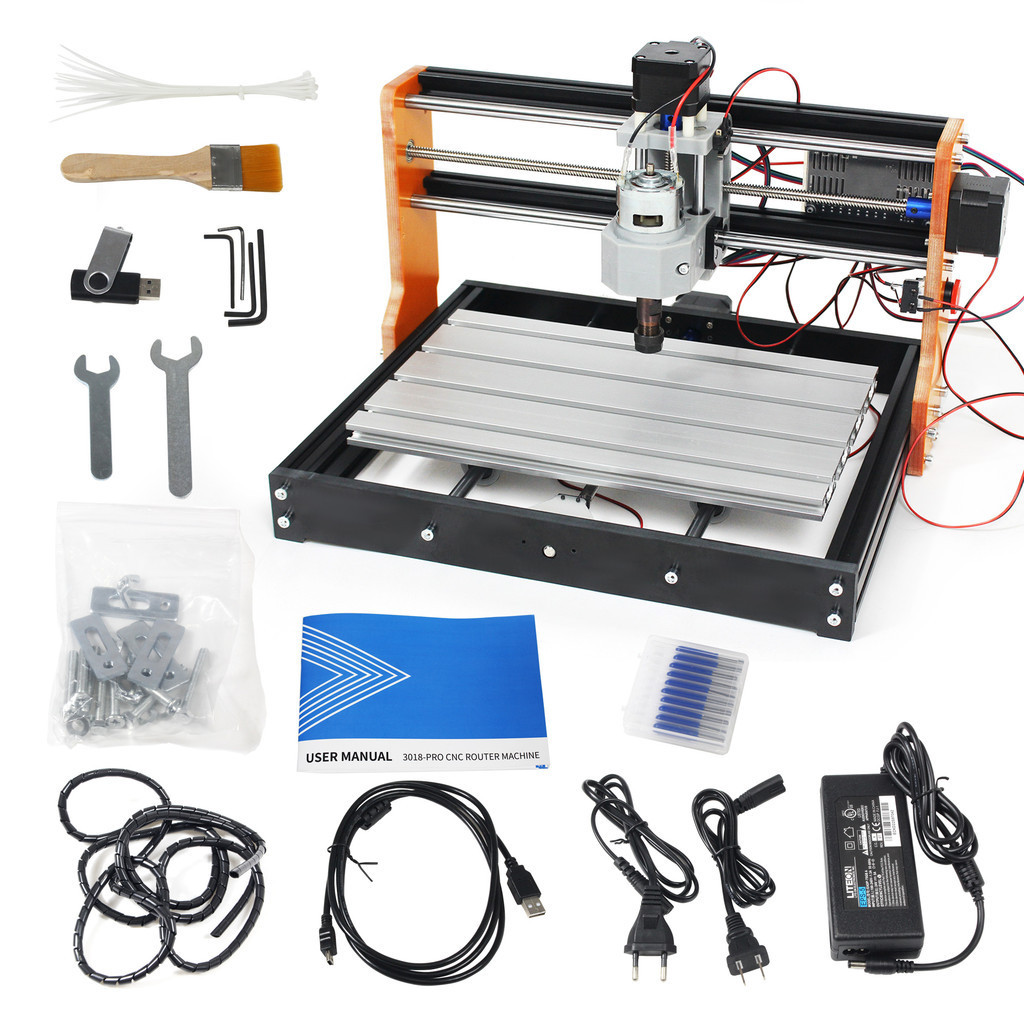 【Mini DIY 3 Axis 3018 Pro CNC laser engraving Milling machine ...