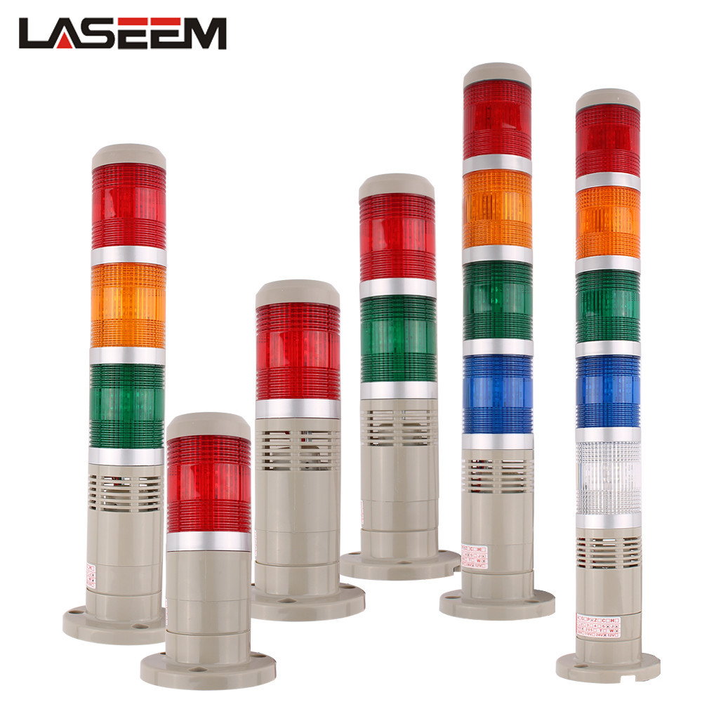 12v 24v Industrial Signal Tower Safety Stack Alarm Light Lgp505 Led