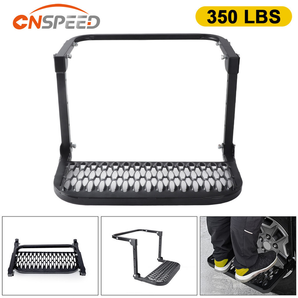 ♜Car Protable Folding Stairs Tyre Mount Steps Ladder Heavy Duty For ...