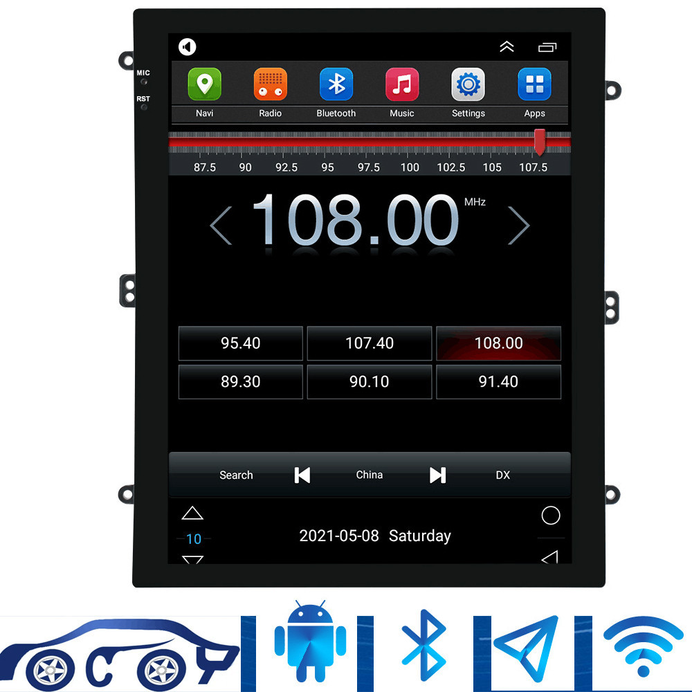 ️For Tesla Style Screen 9.7 Inch IPS Host Android 11 Car player Radio ...