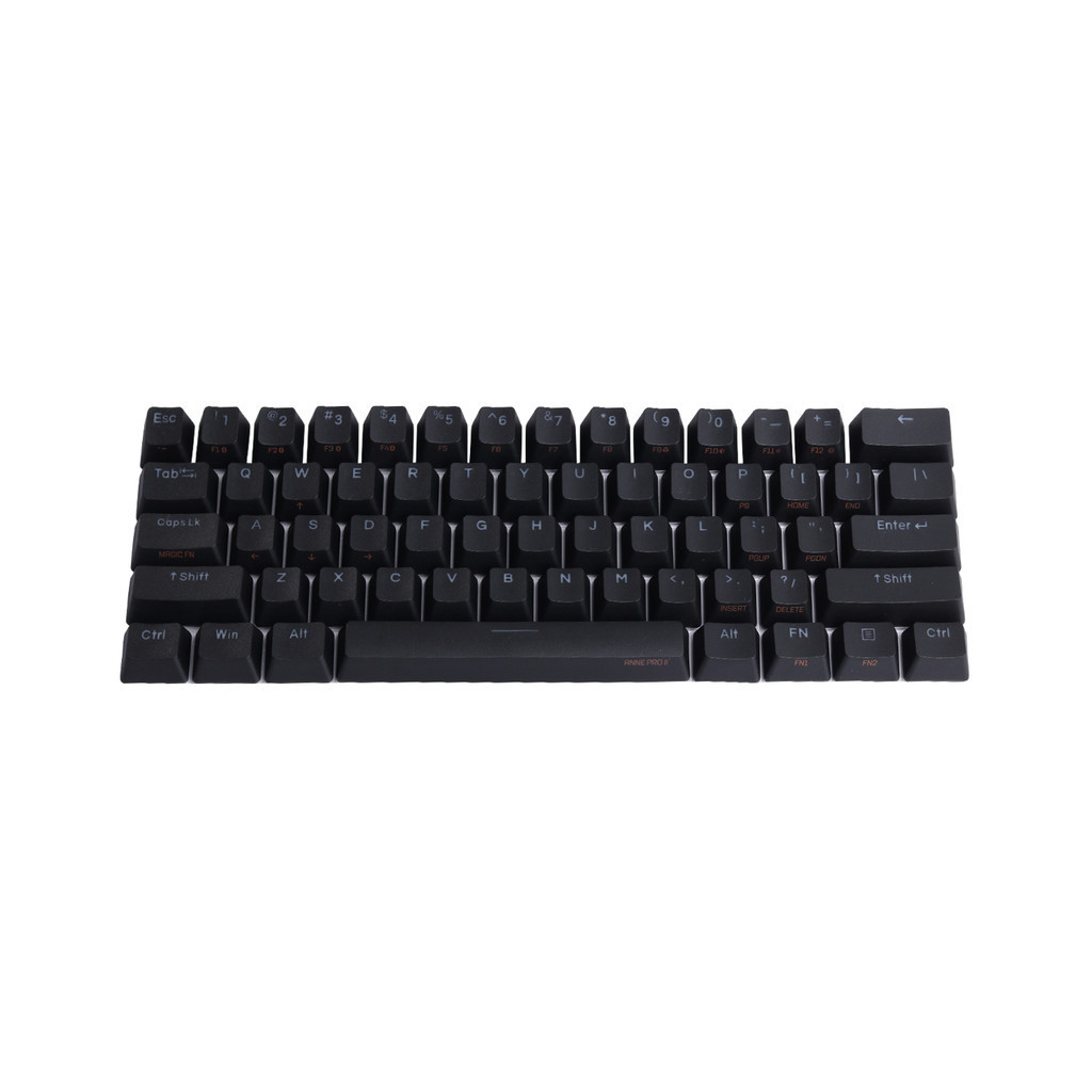 Original Anne Pro 2 Keycaps and Case Black 61 Mechanical Keyboard GQ ...