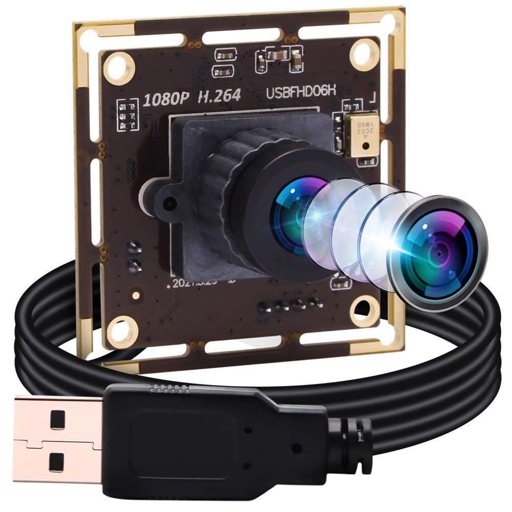 ELP Low Light USB Camera 2MP 1080P 30fps H.264 white balance adjustable ...