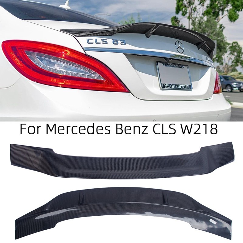 유For Mercedes CLS Class W218 Carbon Fiber Rear Trunk Spoiler Wing ...