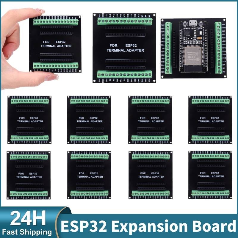 ♛5PCS ESP32 Breakout Board GPIO 1 into 2 + ESP32 CP2102 NodeMCU-32S Lua ... ♛5PCS ESP32 Breakout Board GPIO 1 into 2 + ESP32 CP2102 NodeMCU-32S Lua ...