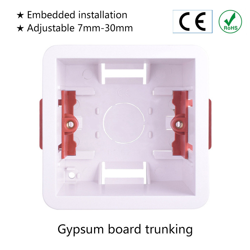 86 type gypsum board trunking wall mounted switch socket installation ...