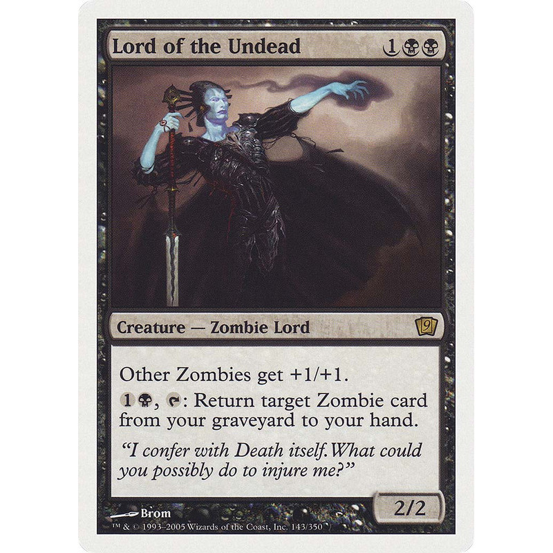 Lord of the Undead (9ED) #143 - Lightly Played - Magic the Gathering ...