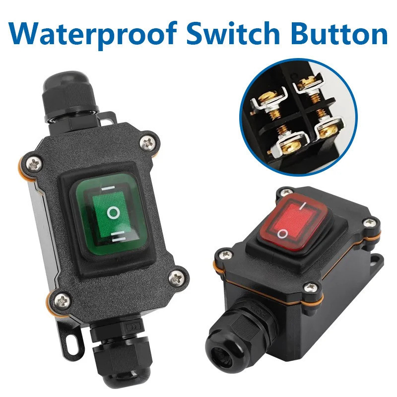 Waterproof Switch IP65 Waterproof Ship Type Switch 220V/24V/16A/30A ...