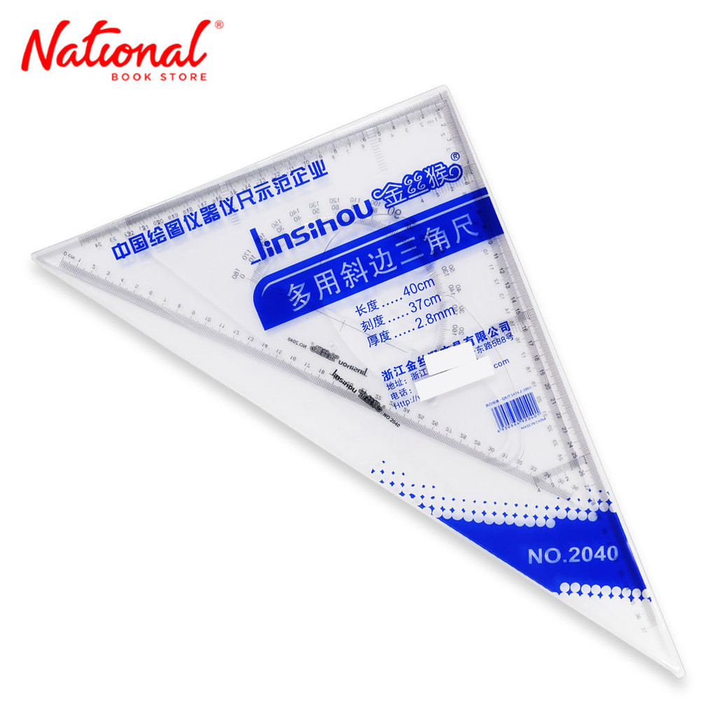 Jinsihou Triangle Set 30x60/45x90 16 Inches 2040 2's | Shopee Philippines